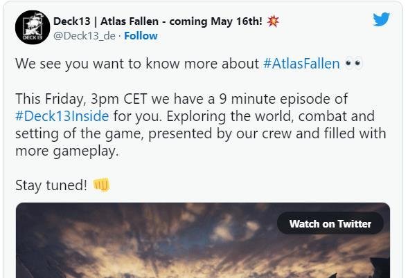 《Atlas Fallen》新實機演示公開 「Deck13 Inside」節目週五公開_18183新遊戲
