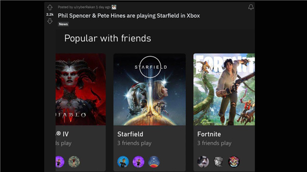 Xbox老大和B社副總在測試《星空》 暴雪總裁也想玩_18183新遊戲