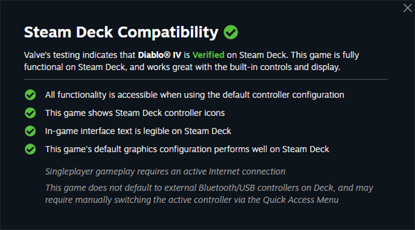 暗黑破壞神4現已通過Steam Deck驗證_18183新遊戲