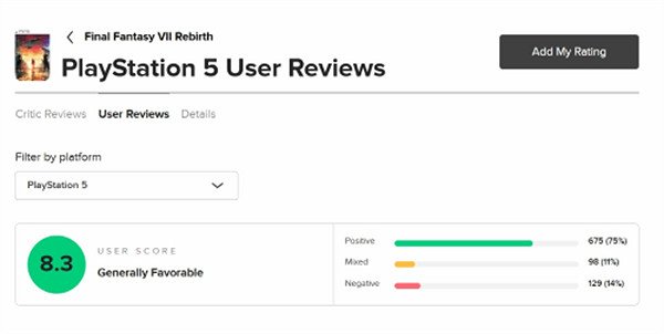 ＂FF7 Remake: Ratings on M Station Plummet Due to Meaningless Mini Games ...